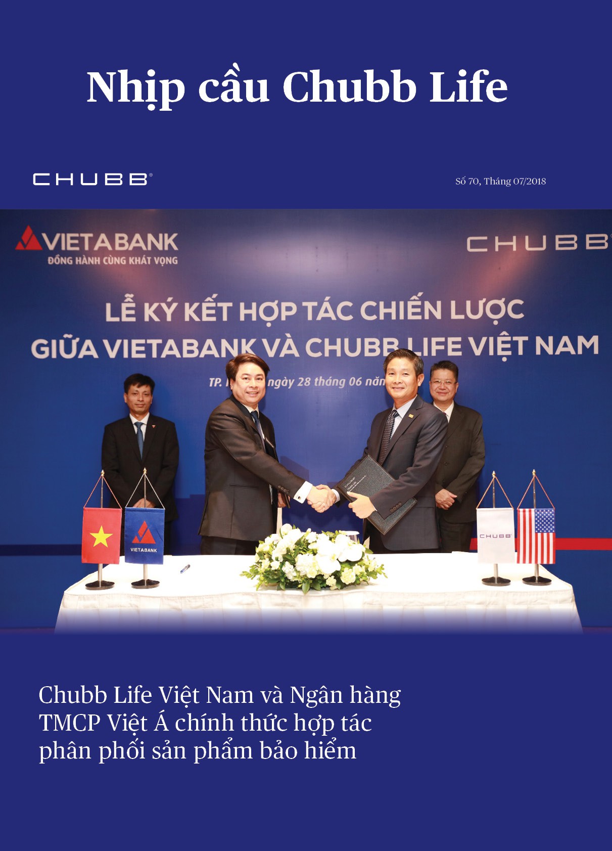 Chubb Life Việt Nam và Ngân hàng TMCP Việt Á chính thức hợp tác phân ...