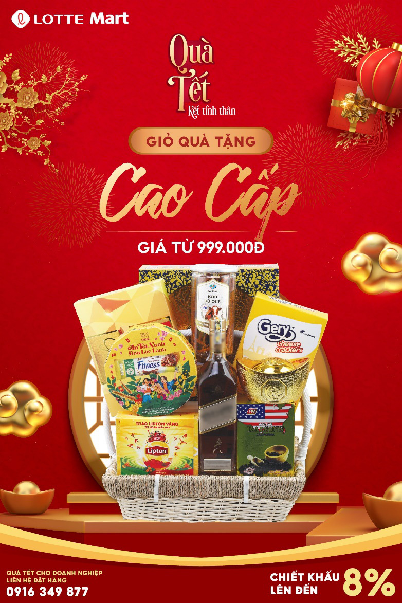 LOTTE Mart - Điểm mua sắm giỏ quà Tết dịp Tết Nguyên đán Quý Mão - Tuổi Trẻ Online