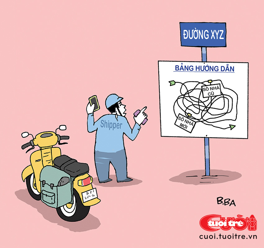 Số nhà đánh đố shipper - Tuổi Trẻ Online
