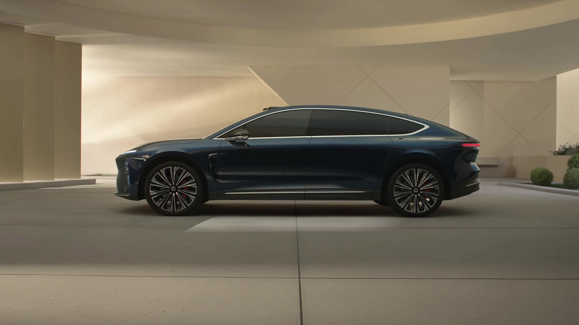 tin tức - Xe điện Nio ET9 chở tháp ly không đổ, nhờ khả năng giảm xóc quá chất | VOZ