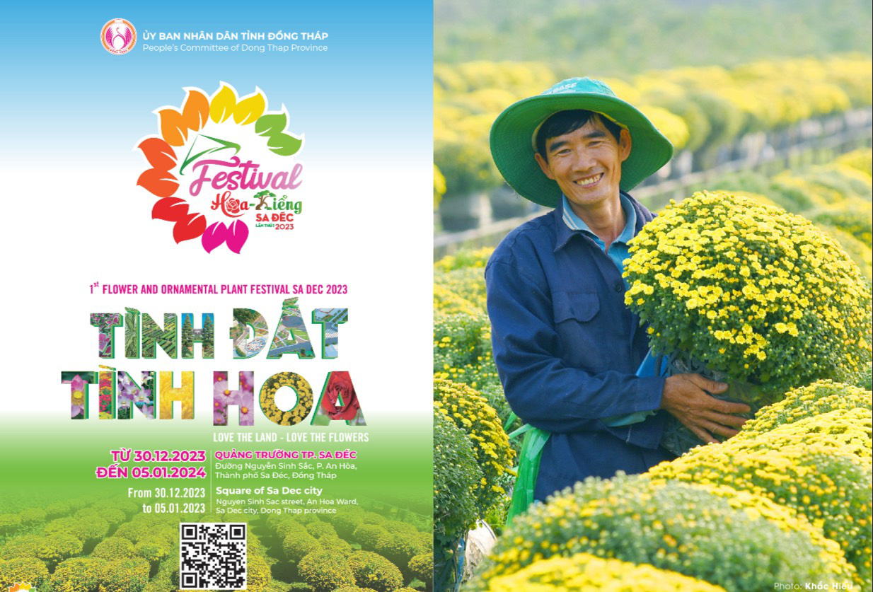 Festival hoa kiểng Sa Đéc lần thứ I năm 2023: 'Tình đất - Tình hoa ...