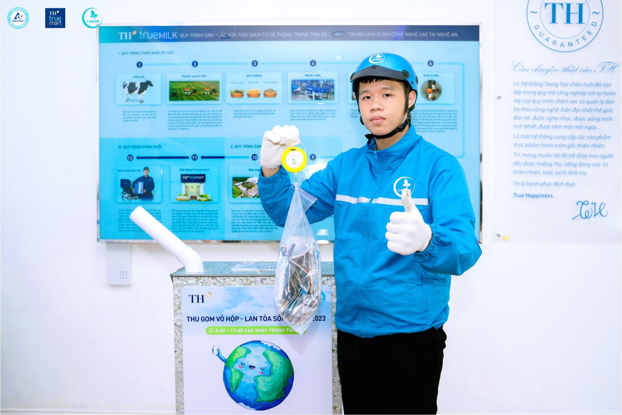 TH True MILK: Thu gom vỏ hộp - lan tỏa sống xanh - Tuổi Trẻ Online