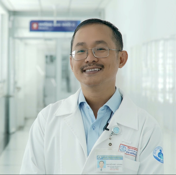 Trưởng khoa Thận nội tiết Bệnh viện Nhi Đồng 1 - BS.CKII NGUYỄN ĐỨC QUANG