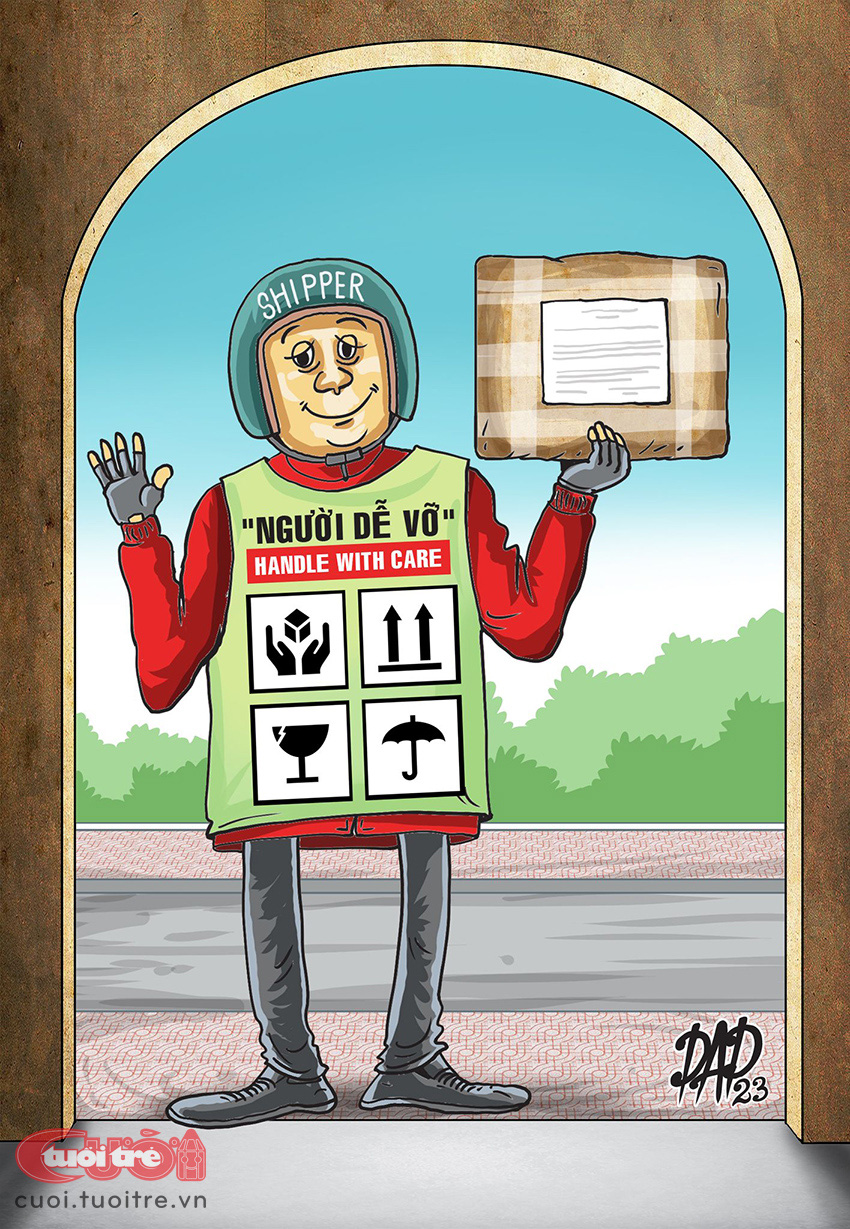 Shipper mong manh dễ vỡ - Tuổi Trẻ Online