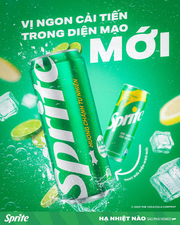 Sprite vị ngon sảng khoái mới, ra mắt diện mạo nổi bật - Tuổi Trẻ Online