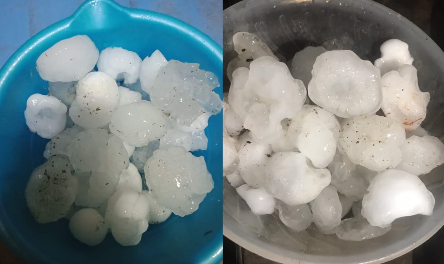 Mưa đá to như quả trứng gà ở Lào Cai, nhiều nhà dân bị thủng mái - Tuổi ...