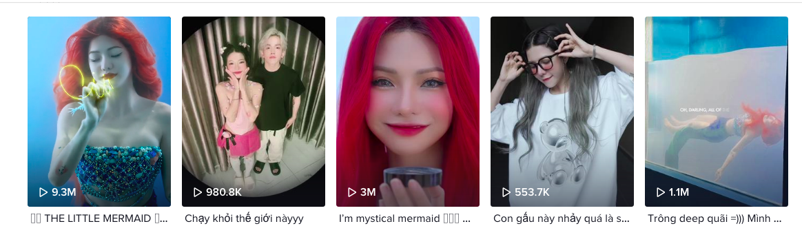 TikToker CiiN biến hình thành nàng tiên cá Ariel - Tuổi Trẻ Online