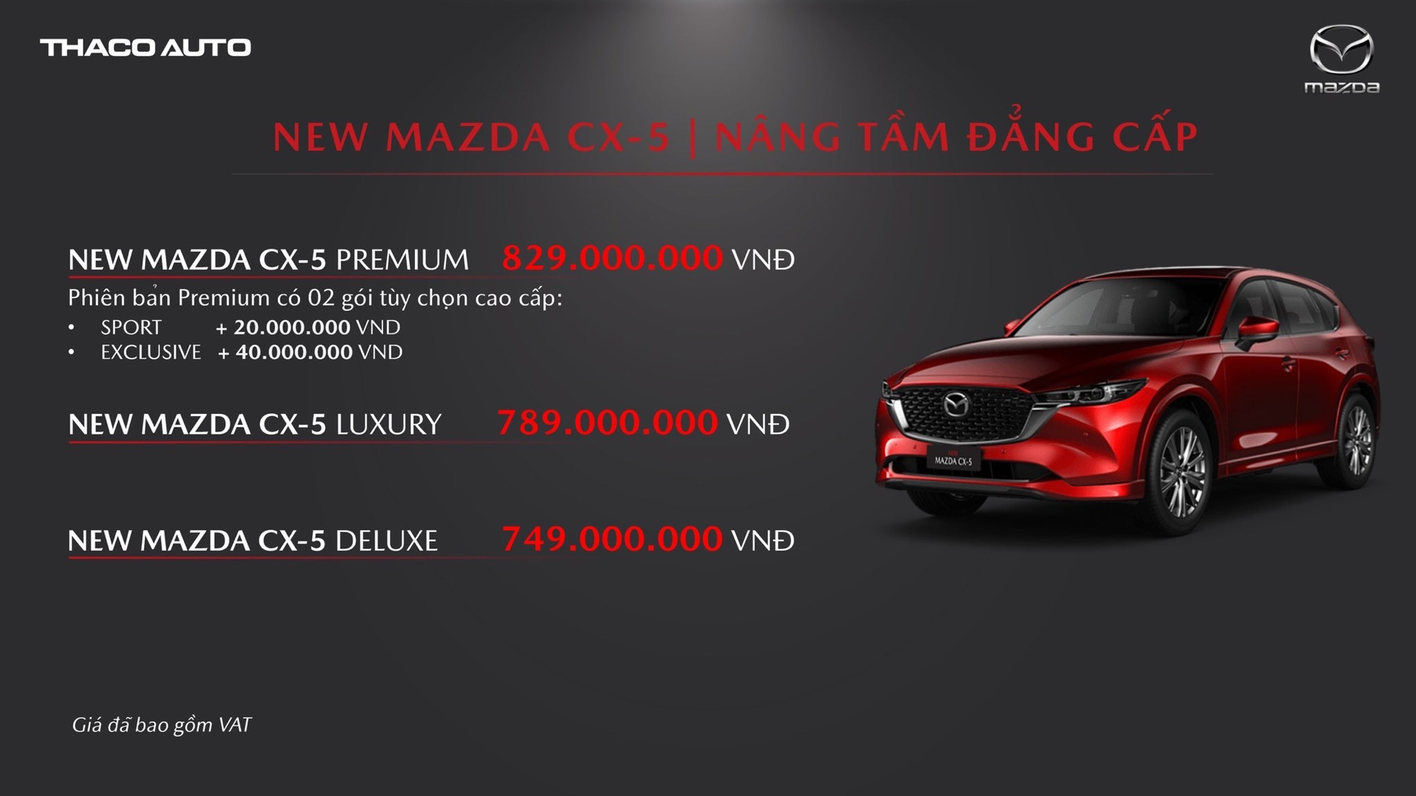 Mazda CX-5 - mẫu SUV 5 chỗ ra mắt với giá từ 749 triệu đồng - Tuổi Trẻ ...