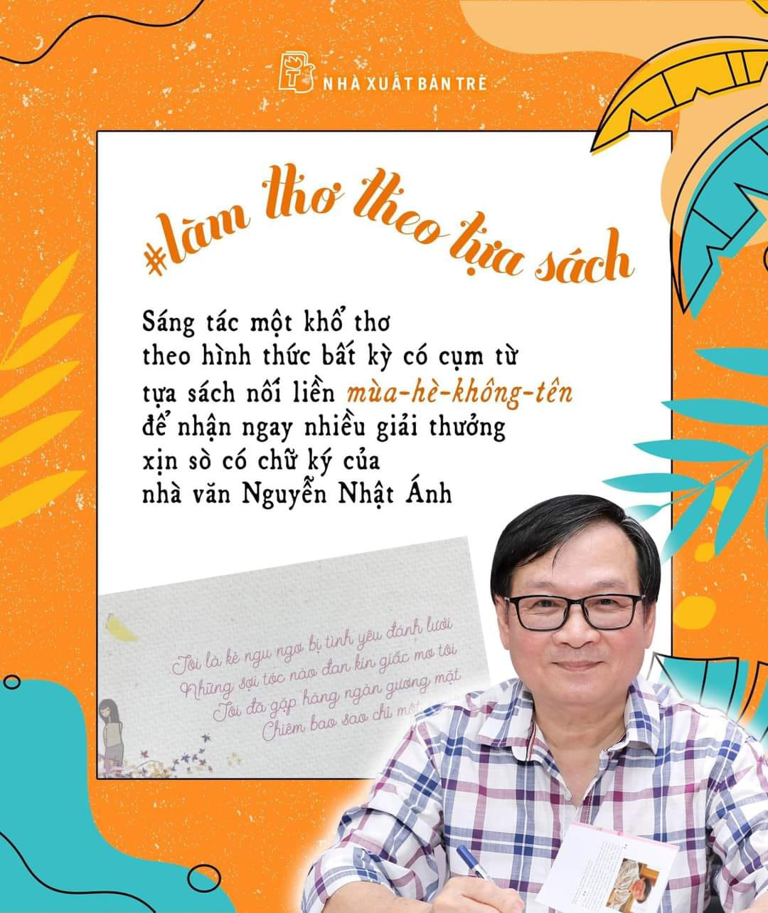 Nhà văn Nguyễn Nhật Ánh "chúc một ngày tốt lành" với thế giới