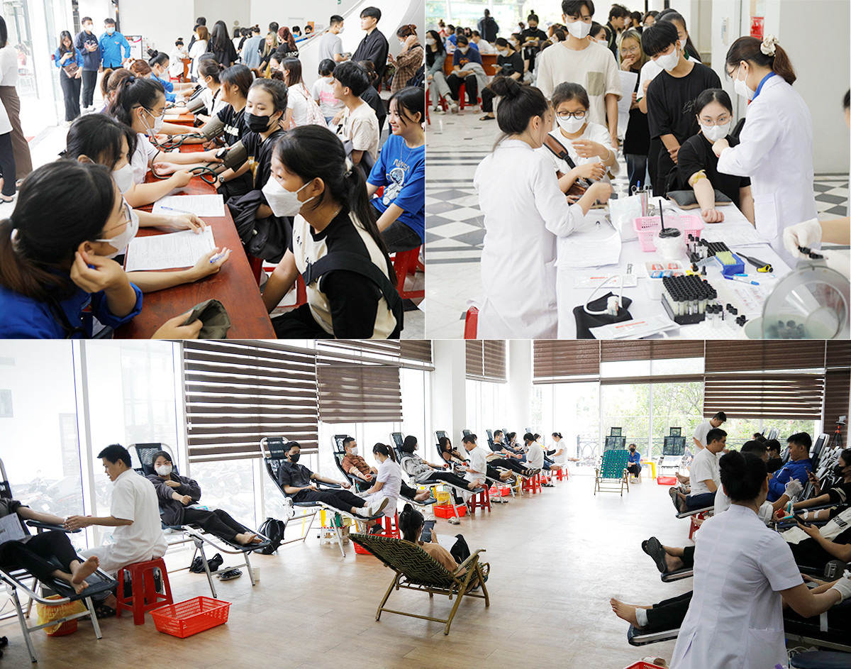 Hoạt động tình nguyện hiến máu nhân đạo và khám chữa răng miệng miễn ...