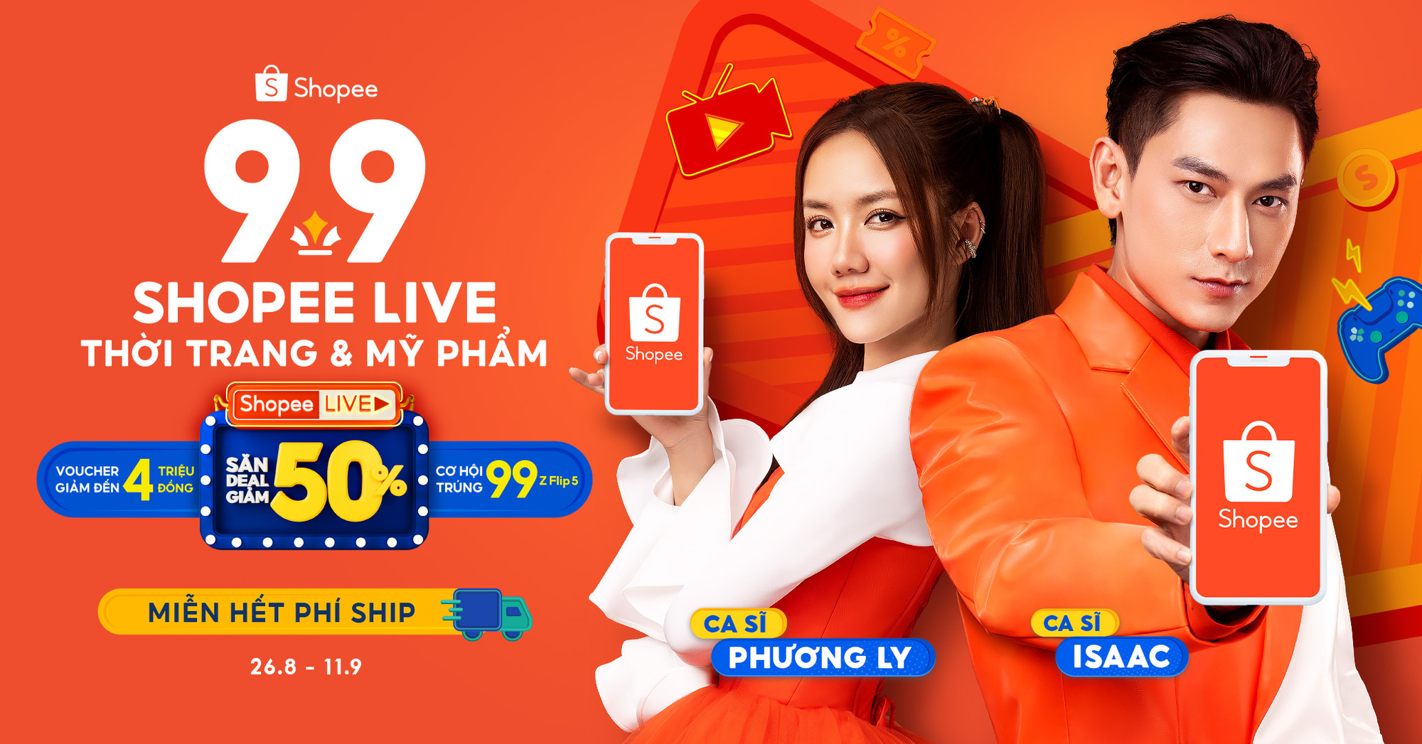 Dàn sao đình đám quy tụ tại Shopee 9-9 siêu sale - Tuổi Trẻ Online
