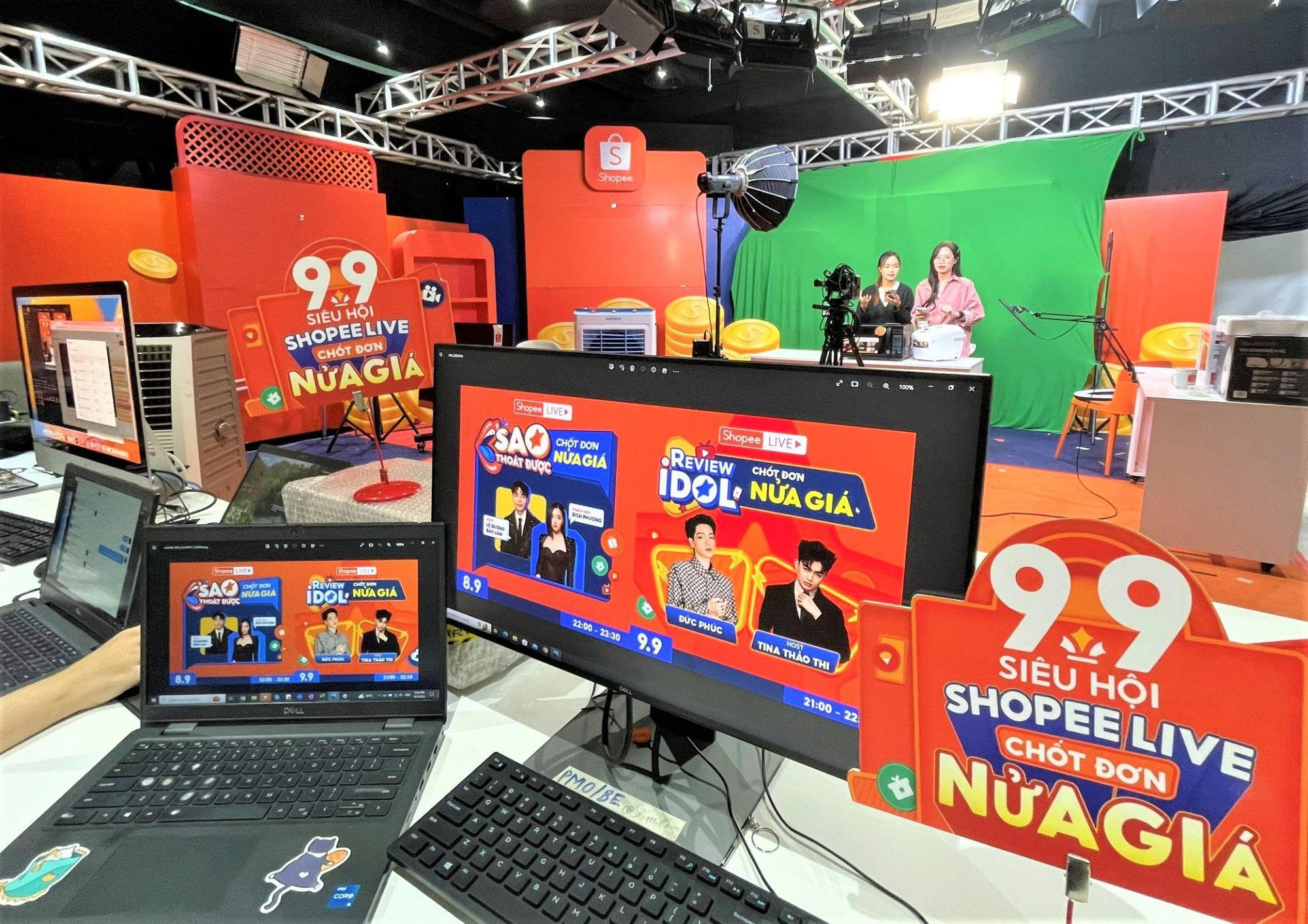 Livestream Shopee 9.9 siêu sale: Gặp gỡ loạt siêu sao tại hậu trường ...