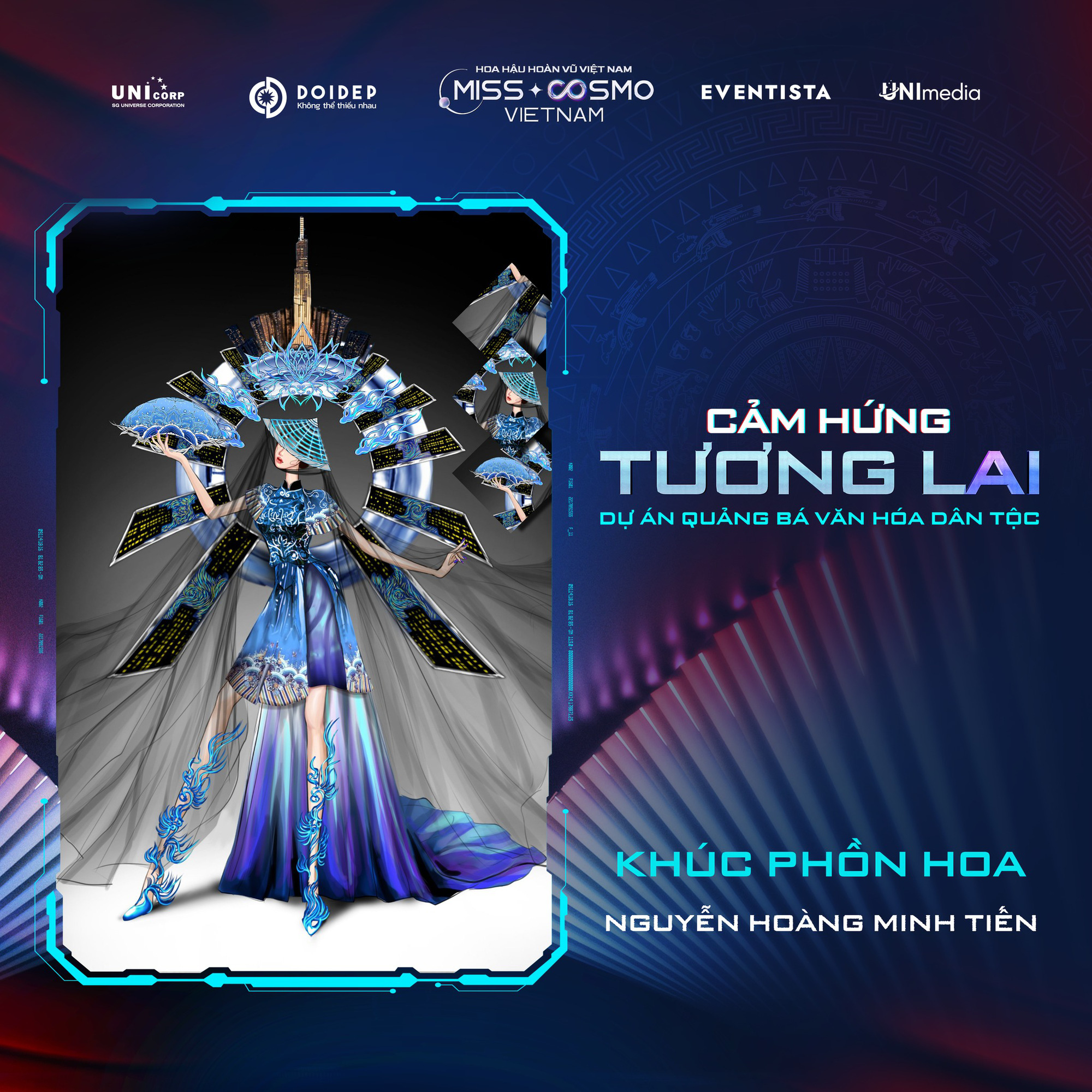 Ngắm sớm các thiết kế trang phục dân tộc của Miss Cosmo Vietnam - Tuổi ...