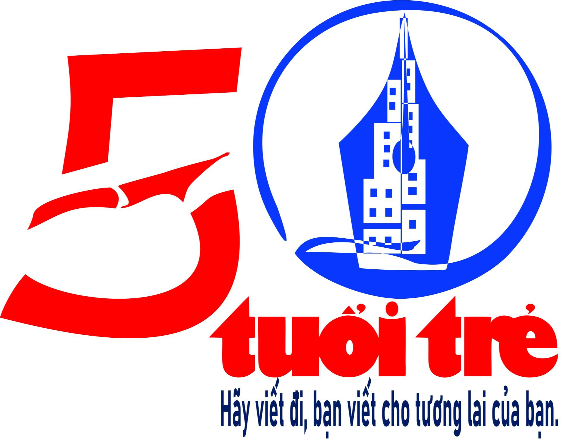 Tuổi Trẻ giới thiệu những thiết kế logo, ý tưởng slogan kỷ niệm 50 năm ...