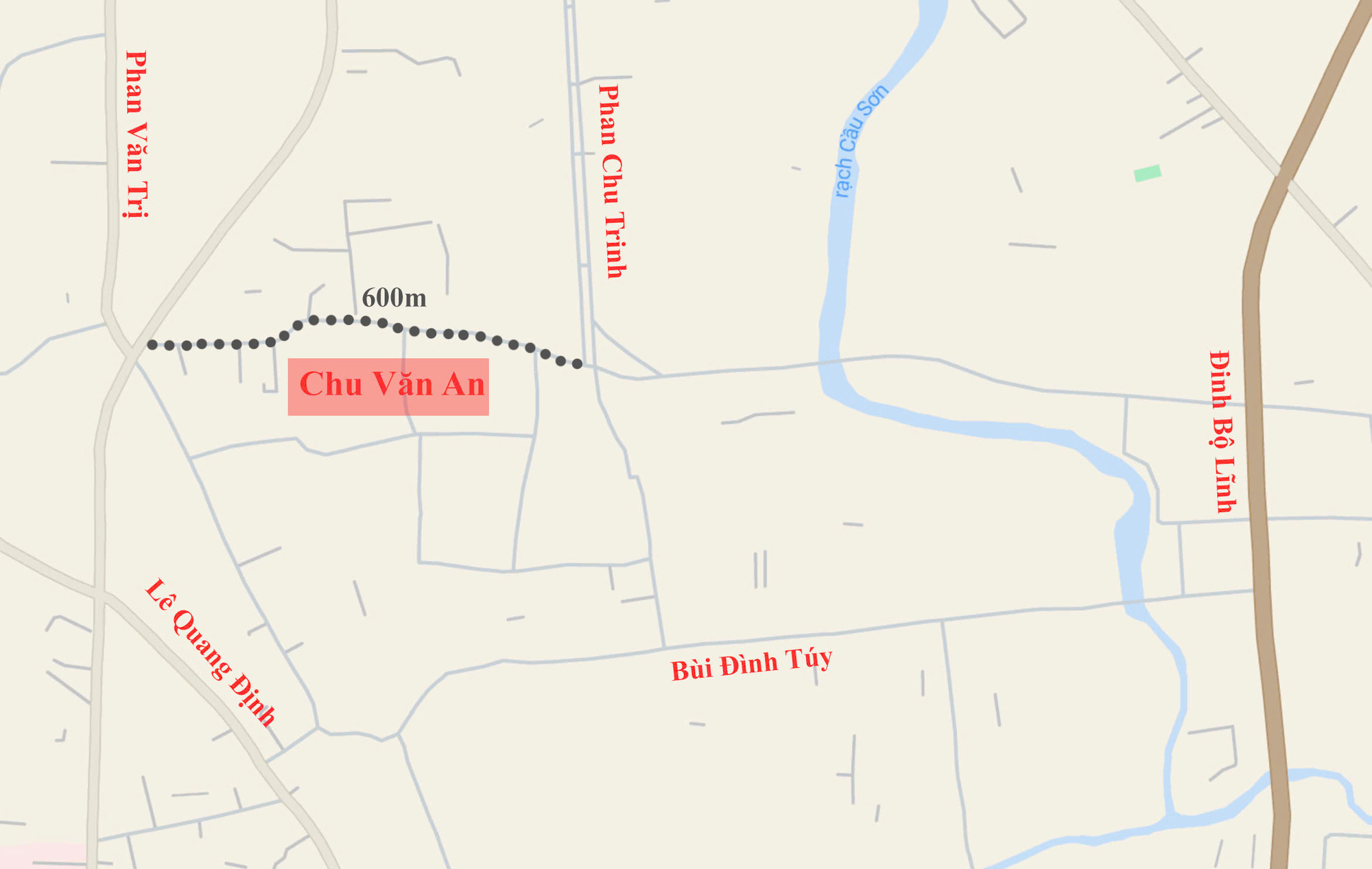 Dân đường Chu Văn An giao mặt bằng, đoạn đường vốn ngàn tỉ sắp mở rộng thênh thang - Tuổi Trẻ Online