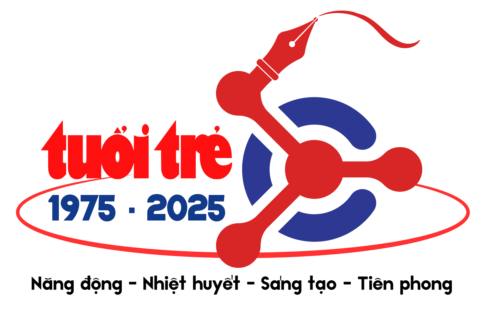 Đặc sắc thiết kế logo, ý tưởng slogan độc đáo nhân 50 năm thành lập báo ...