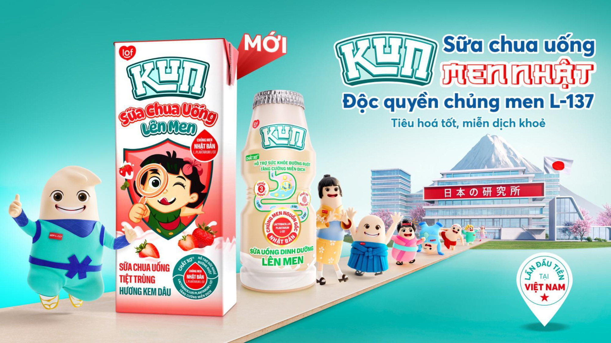 KUN Men Nhật L-137 - ‘bạn đồng hành’ cho hệ miễn dịch của trẻ - Tuổi ...