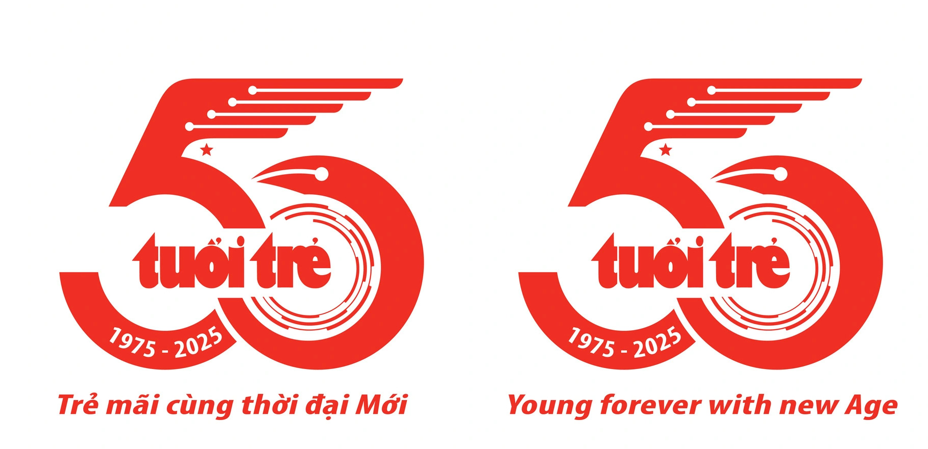 Nhiều thiết kế logo, ý tưởng slogan độc đáo nhân 50 năm thành lập báo ...