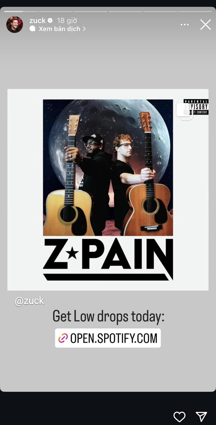 Mark Zuckerberg bất ngờ ra mắt MV cùng rapper T-Pain