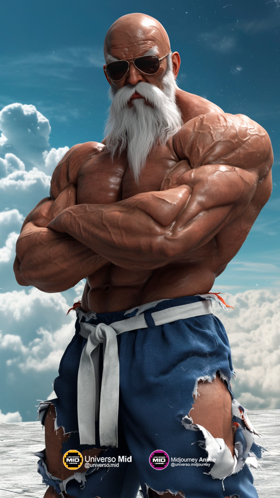 Master Roshi cực ngầu trong phiên bản live-action được tái hiện bằng AI ...