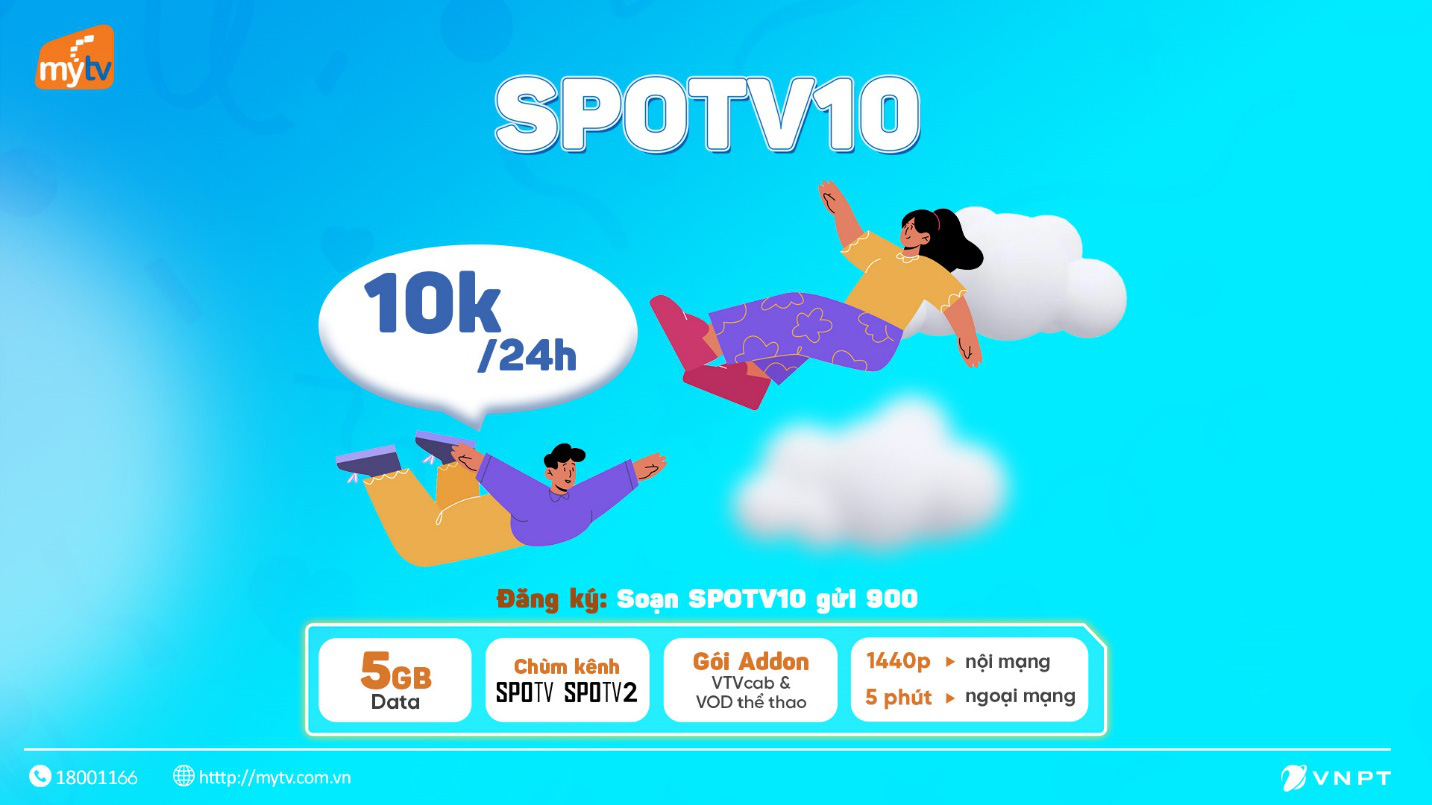 Khám phá 2 gói cước hot có chùm kênh SPOTV của MyTV - Tuổi Trẻ Online