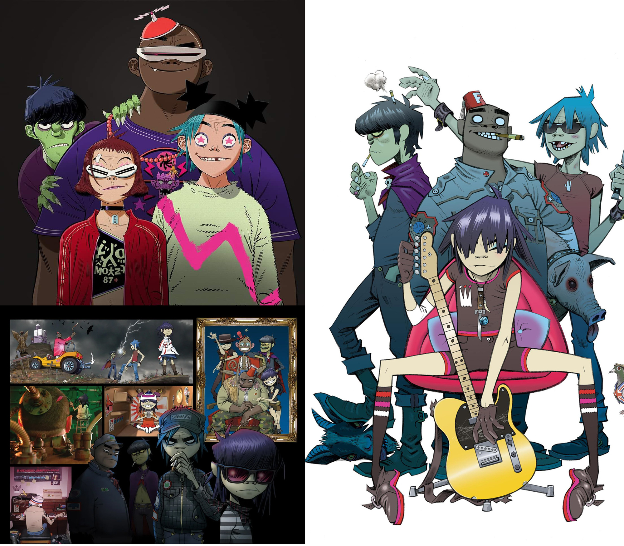 Gorillaz, ban nhạc ảo thành công với hoạt hình âm nhạc - Tuổi Trẻ Online