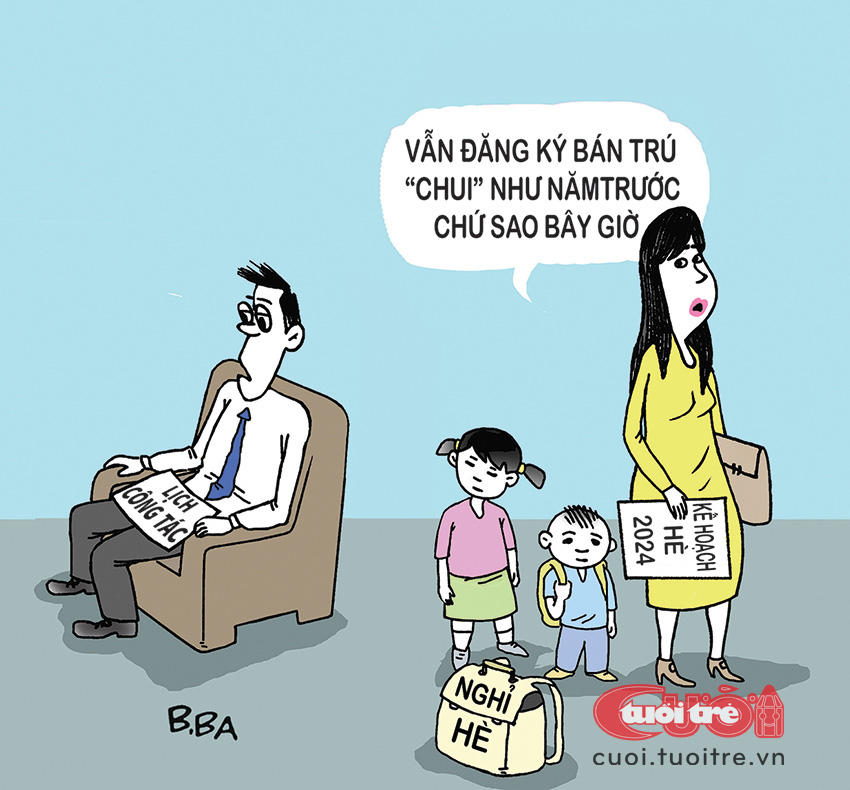 Ba mẹ thiết kế kỳ nghỉ hè... chui - Tuổi Trẻ Online