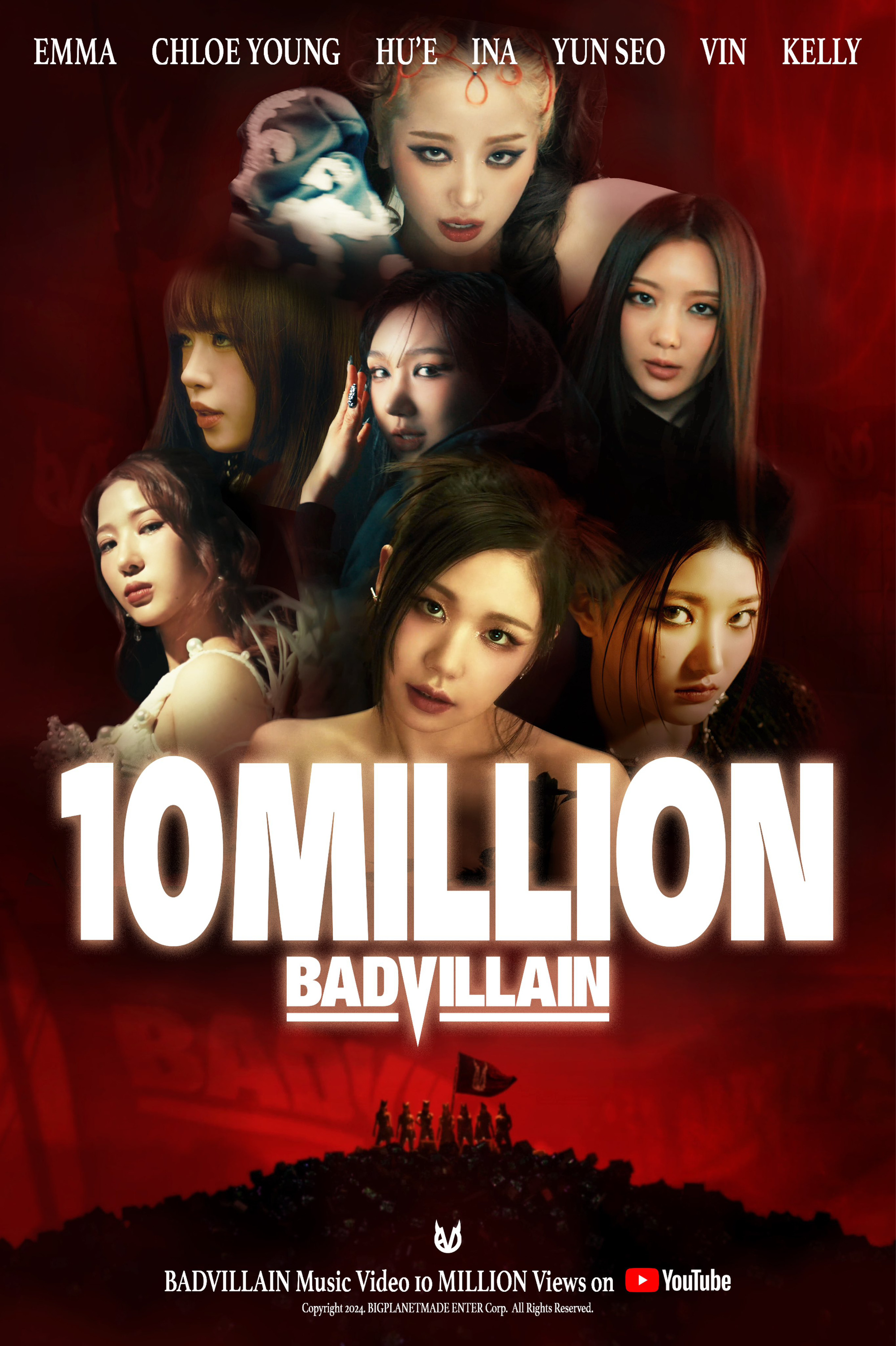Red Velvet comeback, BadVillain đạt lượt view ấn tượng