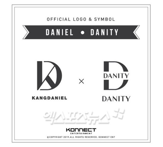 Daniel Kang tiết lộ hình ảnh logo chính thức cho fandom Danity