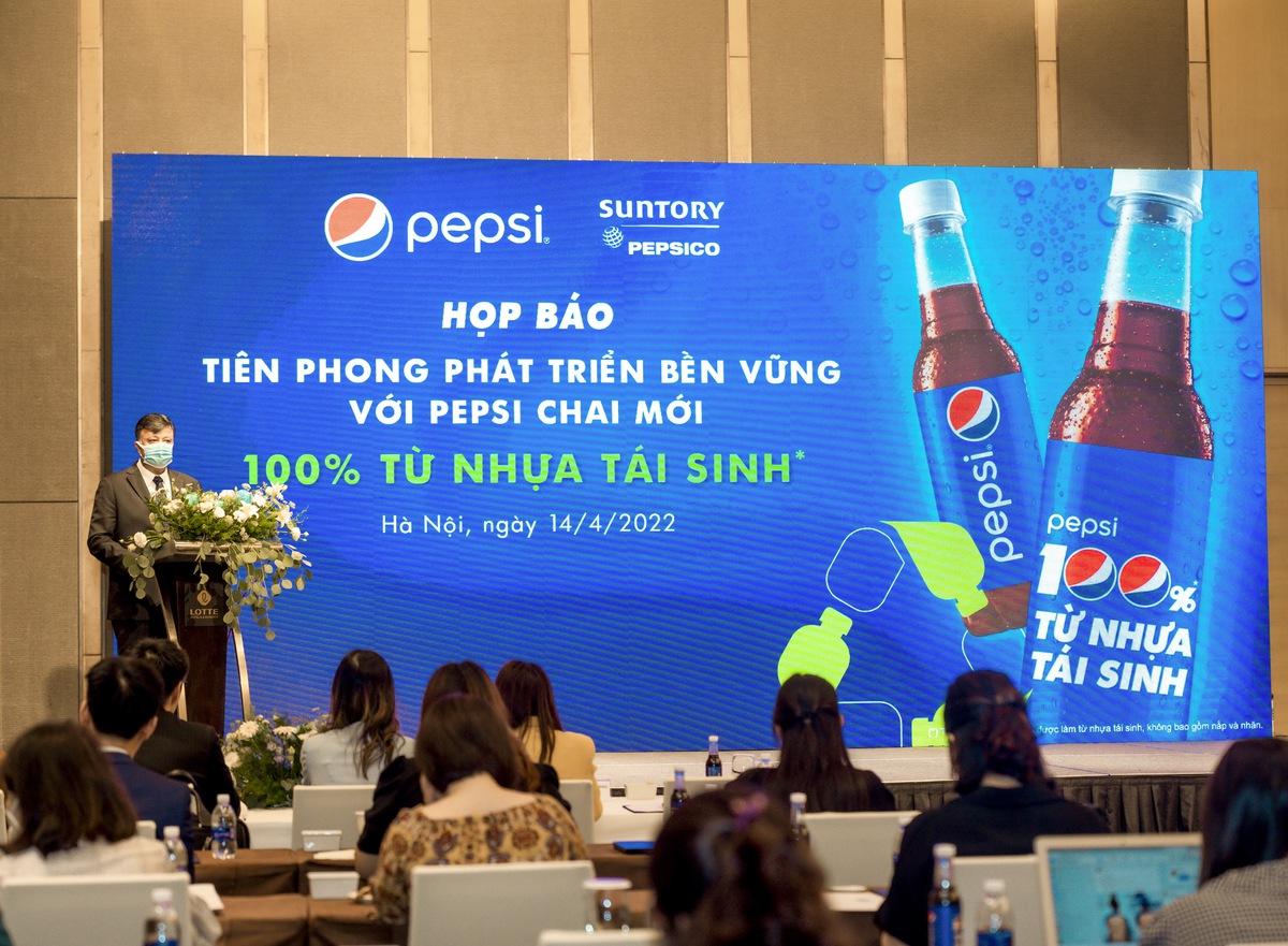 Suntory PepsiCo ra mắt sản phẩm Pepsi với bao bì 100% từ nhựa tái sinh ...