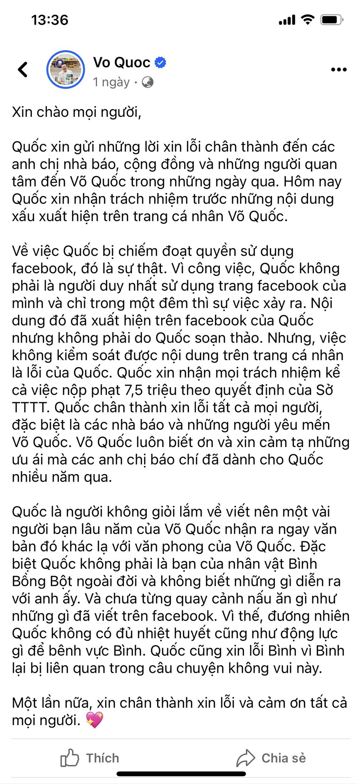 Xem xét kiến nghị Bộ Thông tin và Truyền thông đưa tài khoản Facebook Vo Quoc vào 'danh sách đen ...