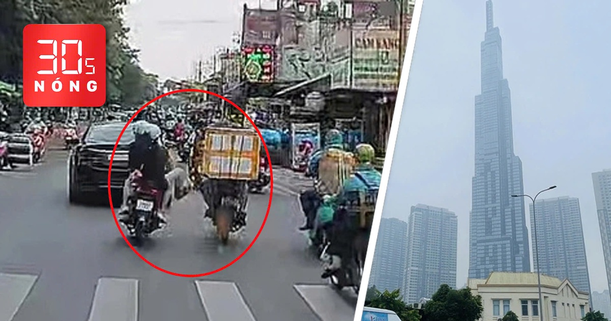 Bản tin 30s Nóng: Xử phạt người đạp ngã xe chở hàng ở Bình Tân; Vì sao TP.HCM trời mù mịt ...