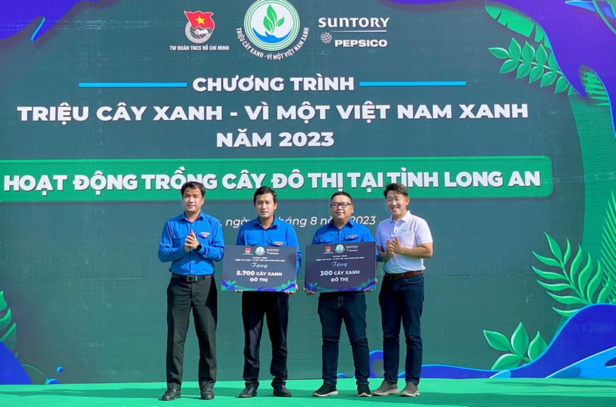 Suntory PepsiCo tiếp tục thực hiện cam kết phát triển bền vững tại Việt ...