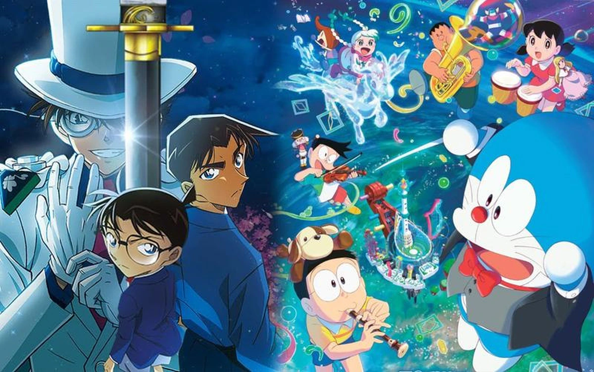 Conan đạt 100 tỉ đồng doanh thu phòng vé nhưng khó qua được Doraemon ...