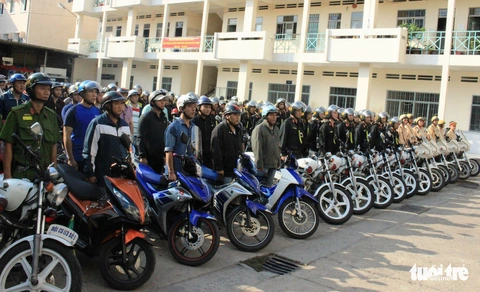 CSGT TP.HCM ra quân đảm bảo an toàn giao thông Tết dương lịch 2019 ...