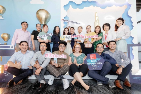 Takeda Việt Nam nhận giải thưởng ‘Nơi làm việc tốt nhất châu Á 2022’ do Great Place to Work ...