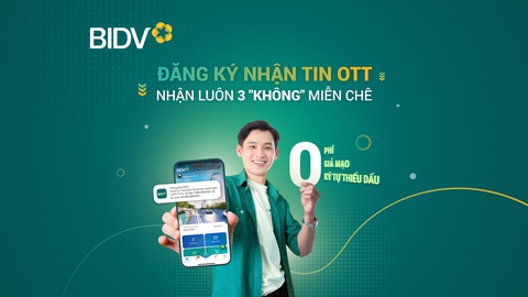 Nhận biến động số dư với mức phí 0 đồng tại BIDV - Tuổi Trẻ Online