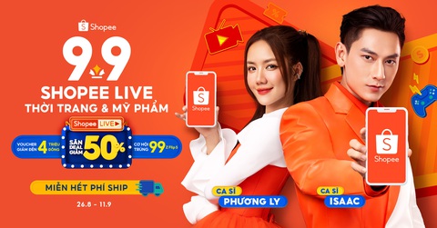 Dàn sao đình đám quy tụ tại Shopee 9-9 siêu sale - Tuổi Trẻ Online