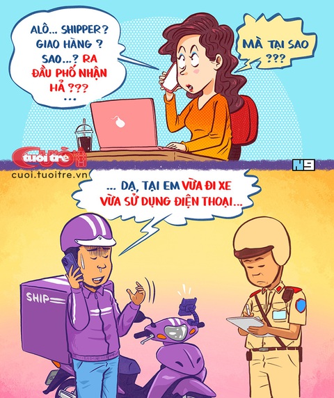 Anh shipper làm khó chị khách hàng - Tuổi Trẻ Online
