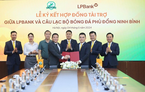 LPBank tài trợ CLB bóng đá Phù Đổng Ninh Bình - Tuổi Trẻ Online