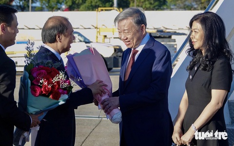 Tổng Bí thư, Chủ tịch nước Tô Lâm và Phu nhân đã đến New York, Mỹ - Tuổi Trẻ Online