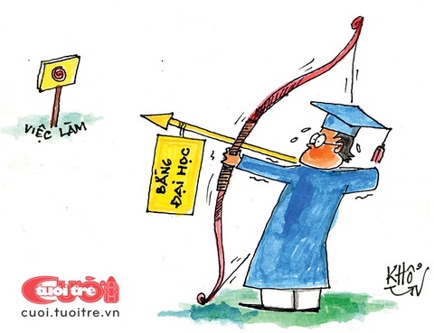 Thi vẽ tranh biếm với hành trình tìm việc làm - Tuổi Trẻ Online