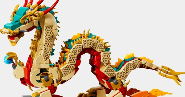 LEGO tung sản phẩm Rồng Phúc Lành đón Tết, dân ghiền lego mê mệt