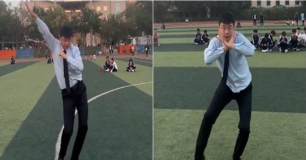 Chàng trai nhảy vũ điệu 'làng lá' cực dẻo