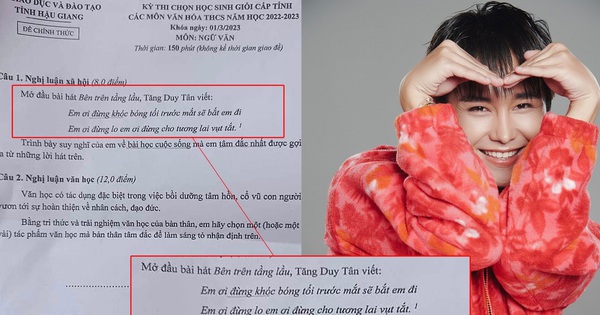 Dậy sóng tranh cãi khi 'Bên trên tầng lầu' của Tăng Duy Tân vào đề thi ...