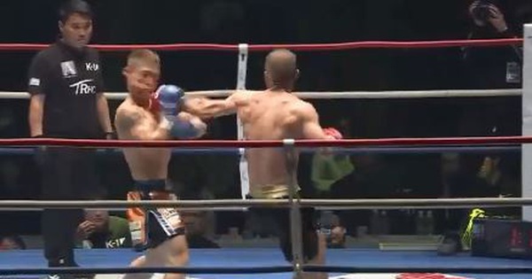 Võ sĩ kickboxing Nga xoay 180 độ đấm knock-out đối thủ lập tức - Tuổi Trẻ Online