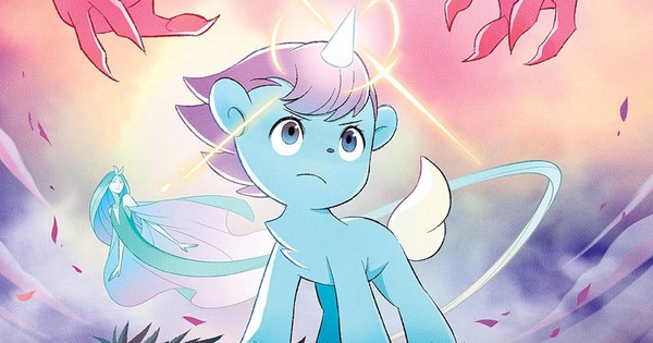 Chú kỳ lân Unico 'chơi trốn tìm' với nữ thần Venus trong truyện tranh ...