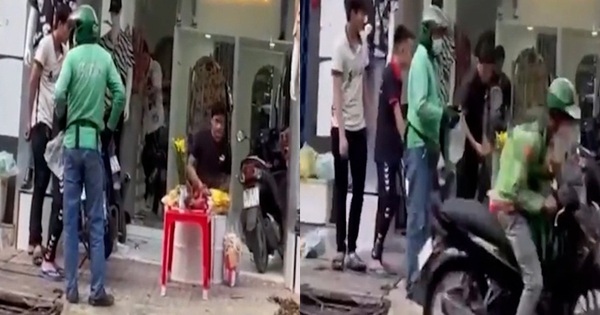 Đứng hình vì bị đồng nghiệp hớt tay trên con gà cúng